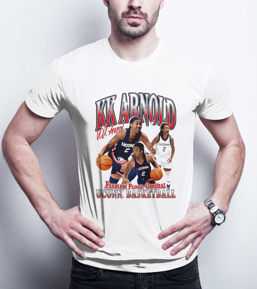 KK Arnold UConn Basketball Fearless Floor General T-Shirt