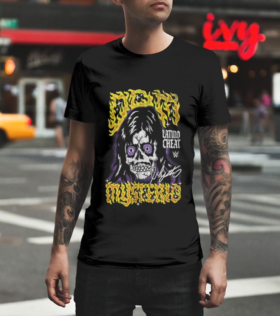 Dominik Mysterio Latino Skull Tattoo Cheat T-Shirt