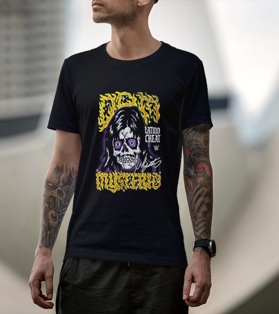 Dominik Mysterio Latino Skull Tattoo Cheat T-Shirt