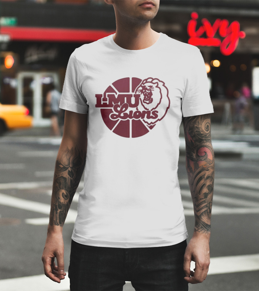 LMU Lions Basketball Throwback Night 2026 T-Shirt