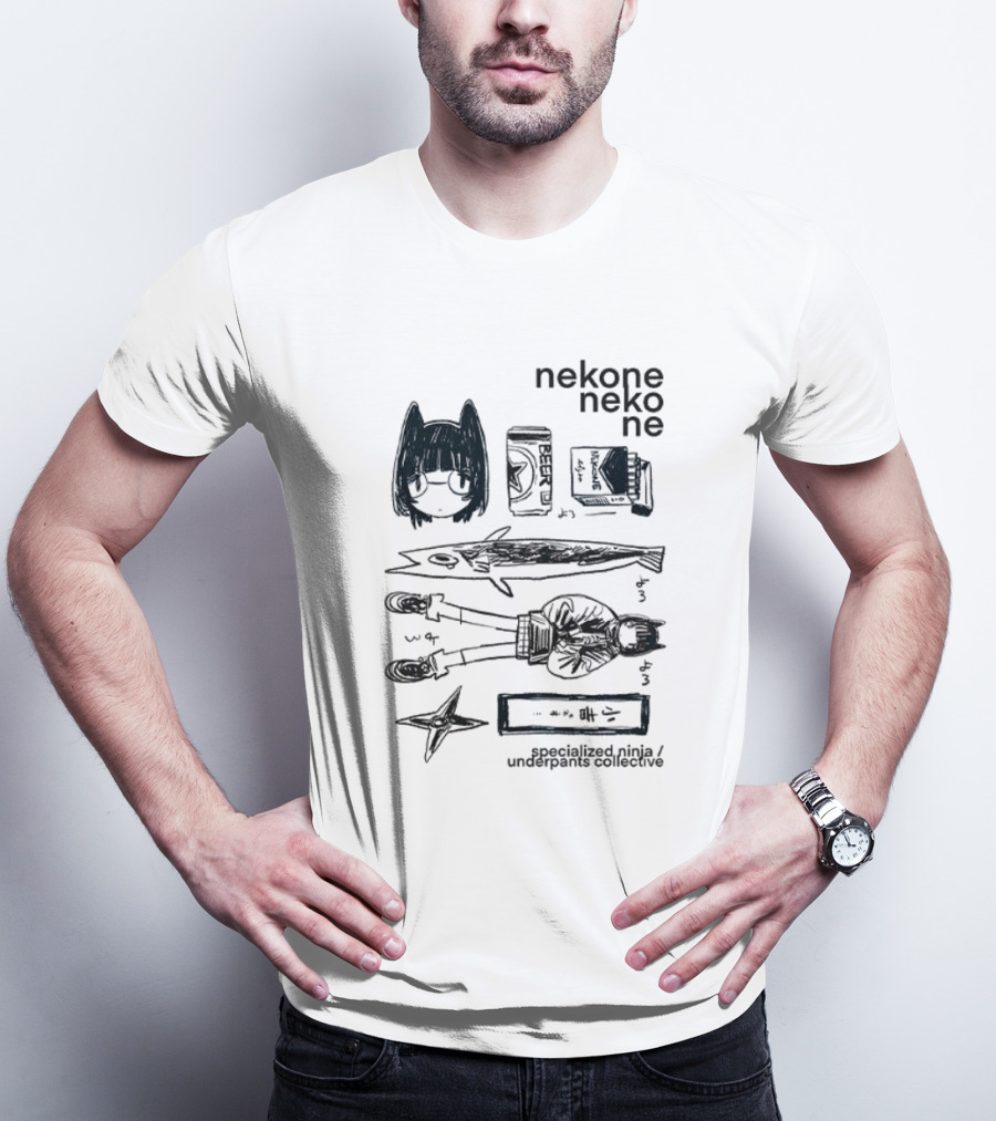 Nekone Neko Ninja Specialized Underpass Codoracle T-Shirt