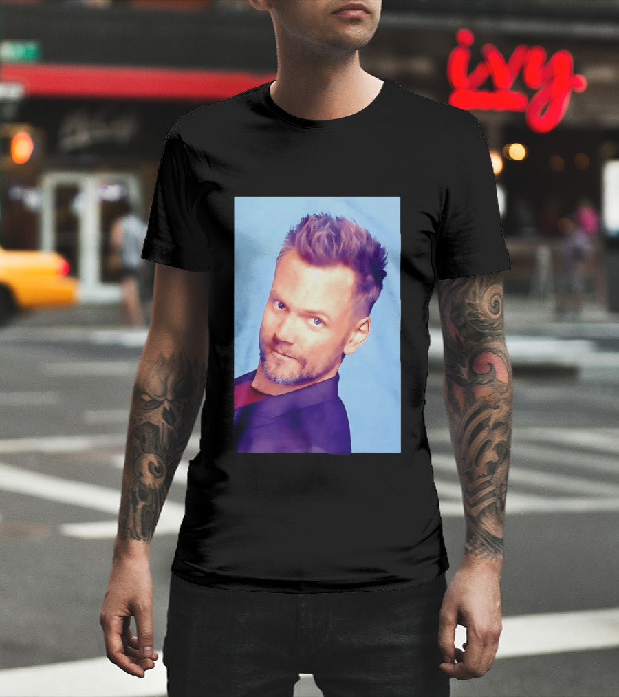 Joel McHale Blue T-Shirt