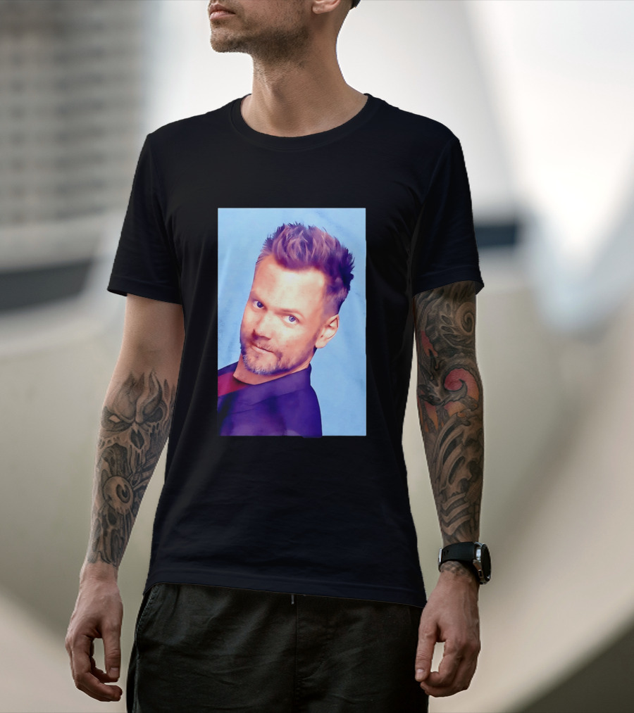 Joel McHale Blue T-Shirt
