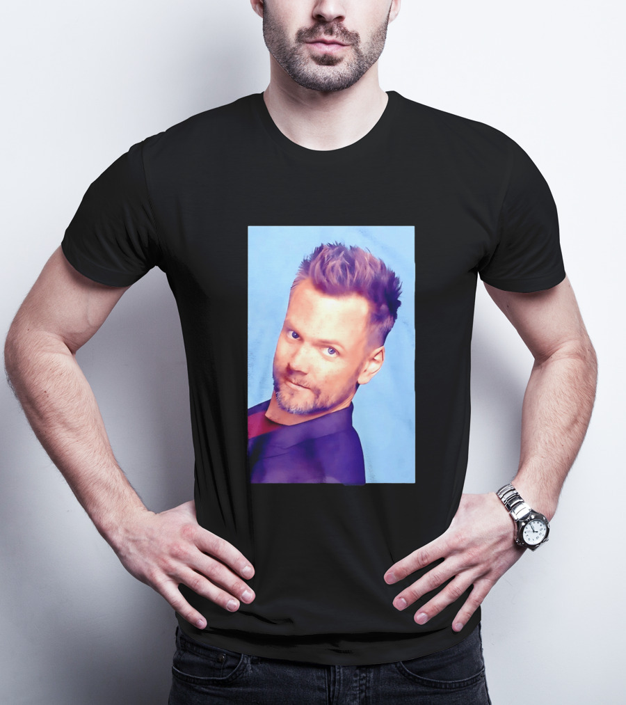 Joel McHale Blue T-Shirt
