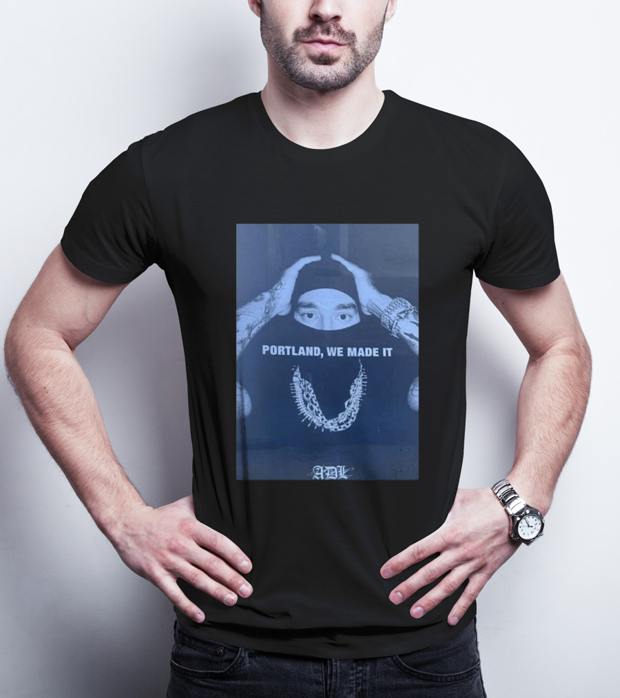 Yeat Portland We Made It ADL Tattoed Chains Masked T-Shirt