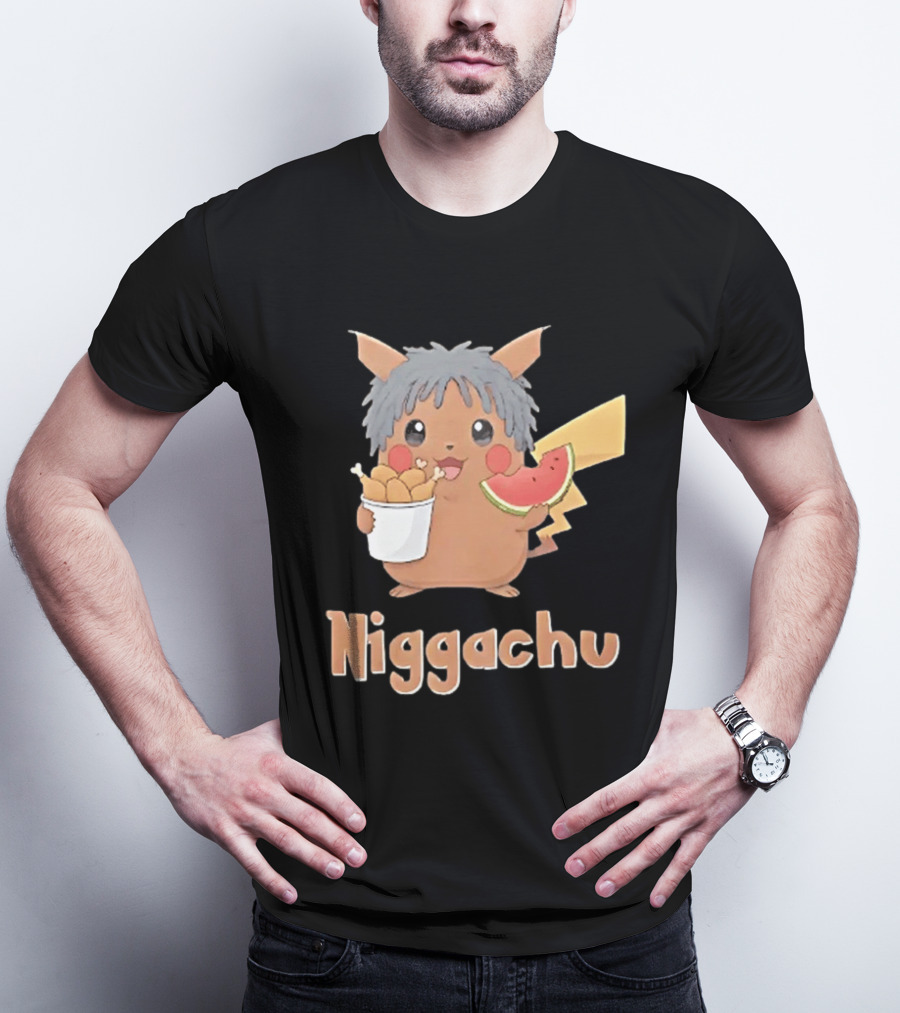 Niggachu Nigga Pikachu T-Shirt