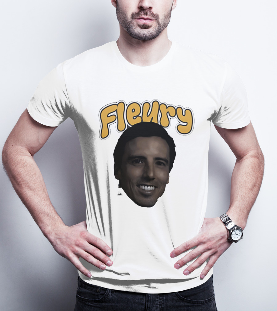 Marc André Fleury Pittsburgh Penguins Big Head Fleury '26 T-Shirt