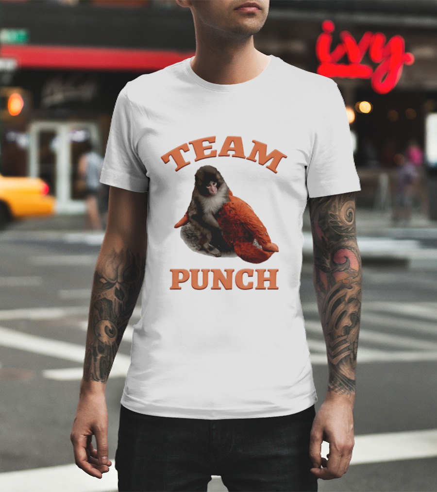 Team Punch Monkey 2026 Collage T-Shirt