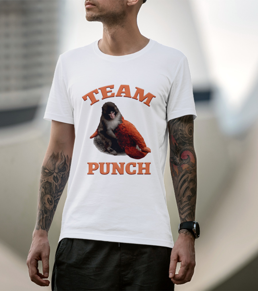 Team Punch Monkey 2026 Collage T-Shirt
