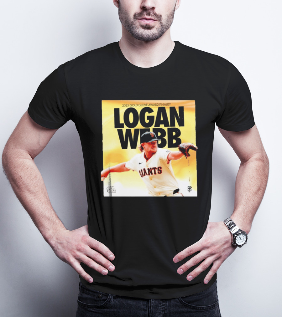 2025 Gold Glove Award Finalist Logan Webb Giants T-Shirt