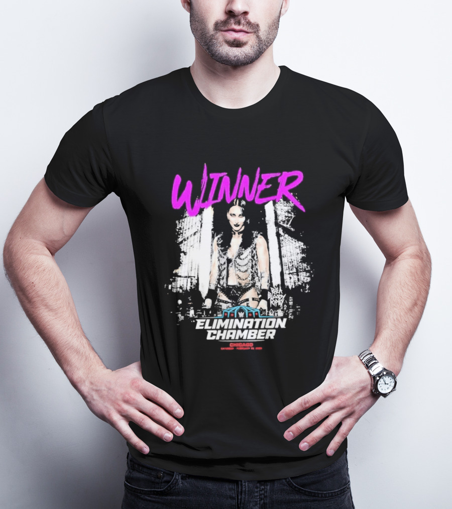 Rhea Ripley Elimination Chamber 2026 Winner Champion T-Shirt