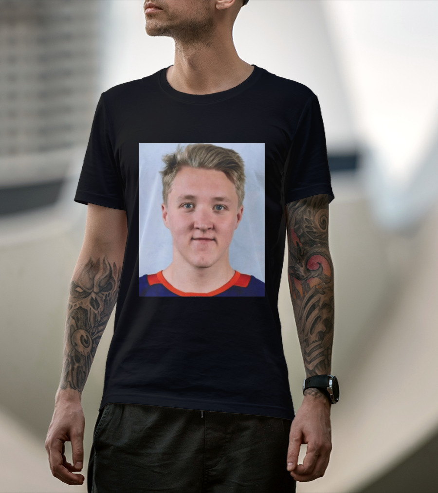 Simon Holmstrom New York Islanders Profile Player T-Shirt