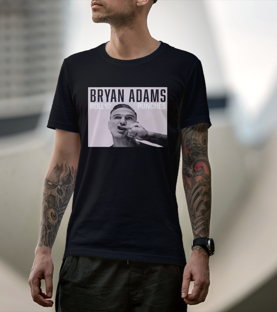 Bryan Adams Roll With The Punches Tour 2026 Dates T-Shirt