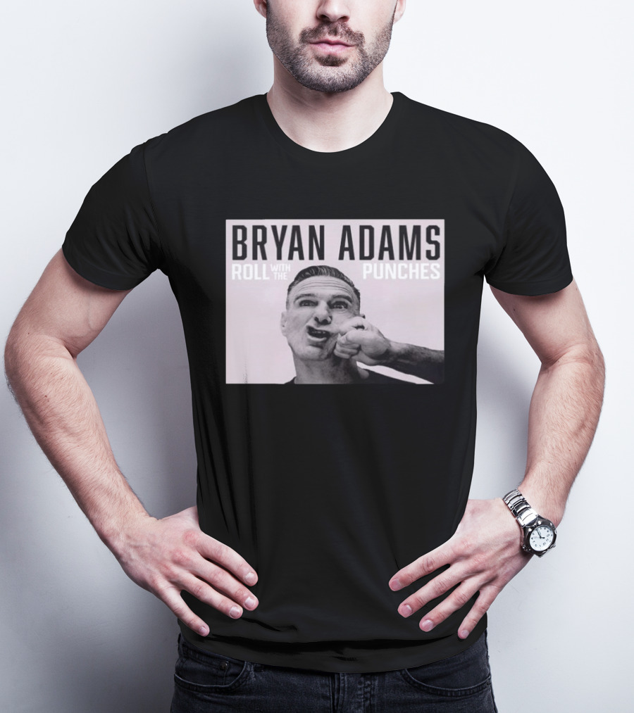 Bryan Adams Roll With The Punches Tour 2026 Dates T-Shirt