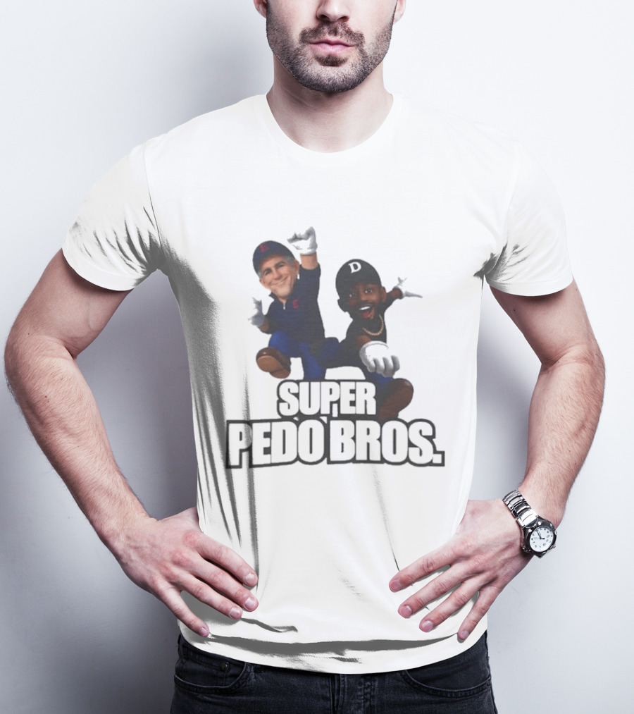 Super Pedo Bros Satire 8 Bit T-Shirt