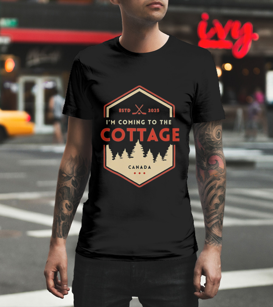 I'm Coming To The Cottage ESTD 2025 Canada Hockey T-Shirt