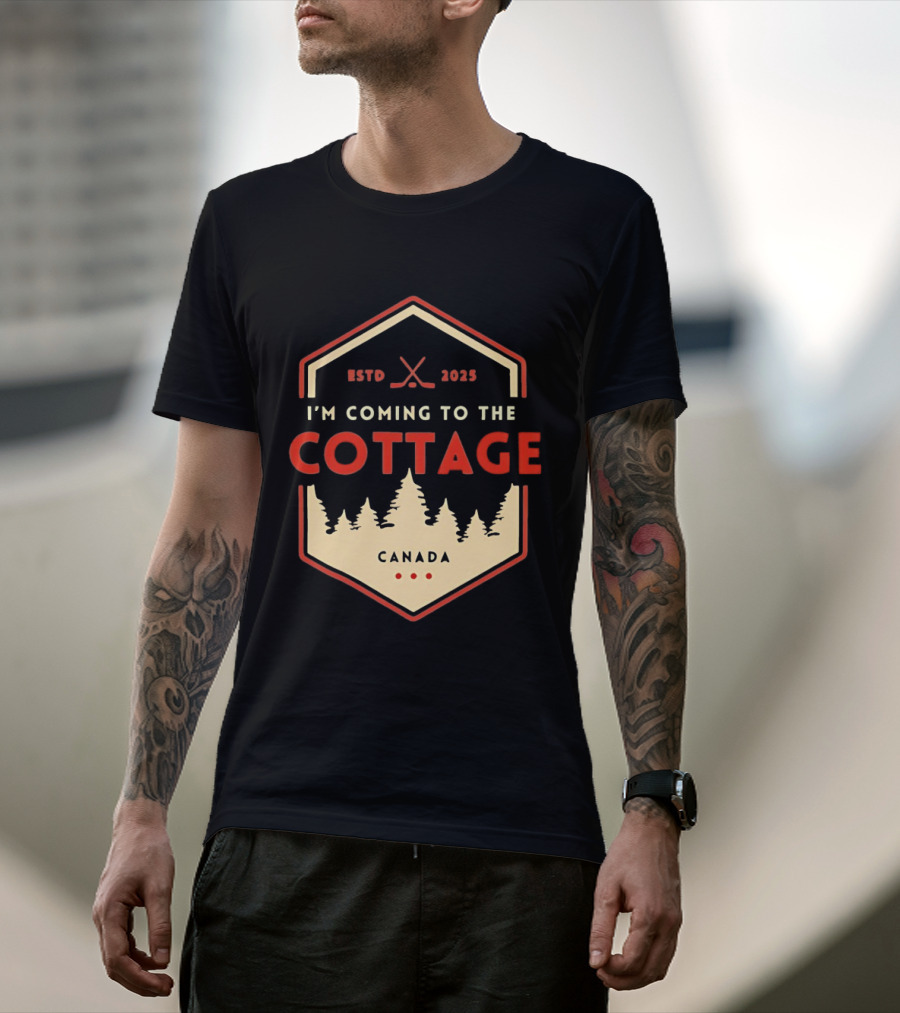 I'm Coming To The Cottage ESTD 2025 Canada Hockey T-Shirt