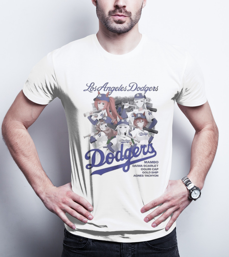 Los Angeles Dodgers Uma Musume Collaboration T-Shirt