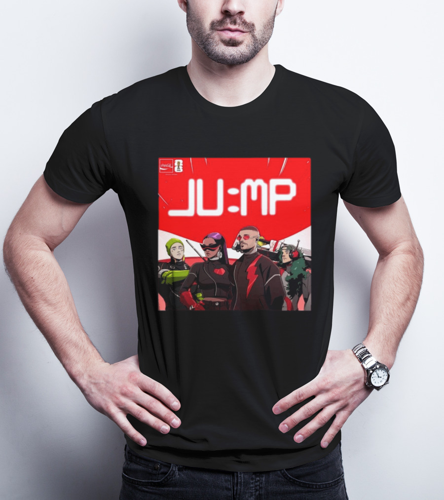 Jump J Balvin Amber Mark Steve Vai Travis Barker Coca Cola Anthem FIFA World Cup 2026 T-Shirt