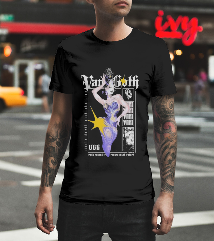 Van Goth Crowned Queen Touch Crown Take The Ring Magic Mão 666 T-Shirt