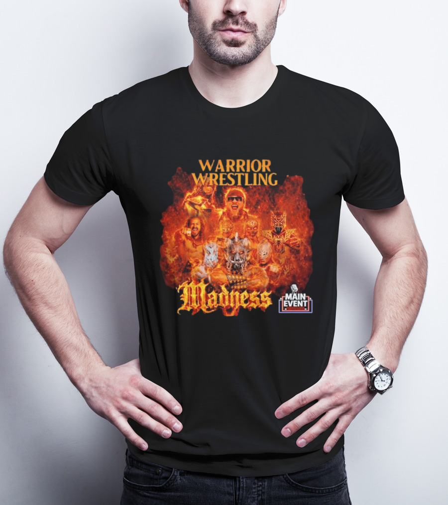 Warrior Wrestling Madness Main Event Network T-Shirt