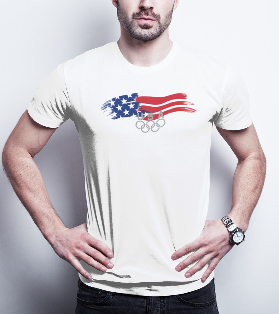 USA 2026 Winter Olympics Stars And Stripes T-Shirt