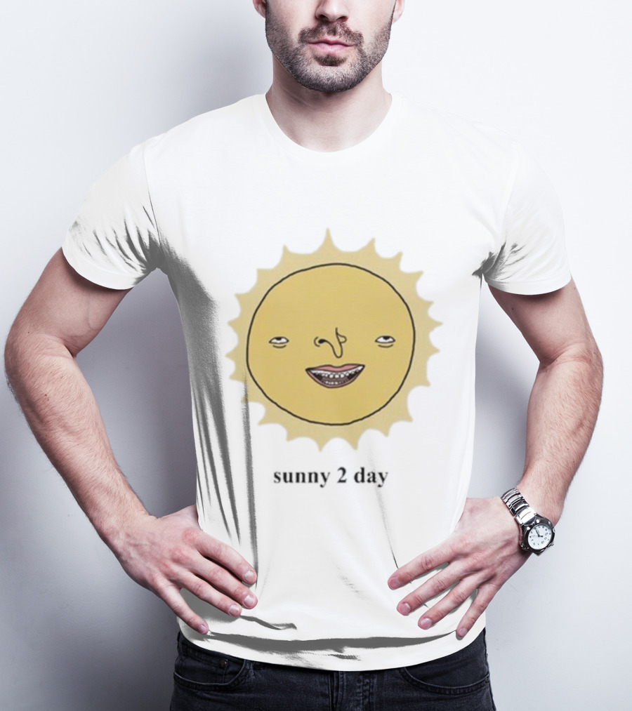 Blink Industries Igiktnty Sunny 2 Day Smiling Sun Face T-Shirt