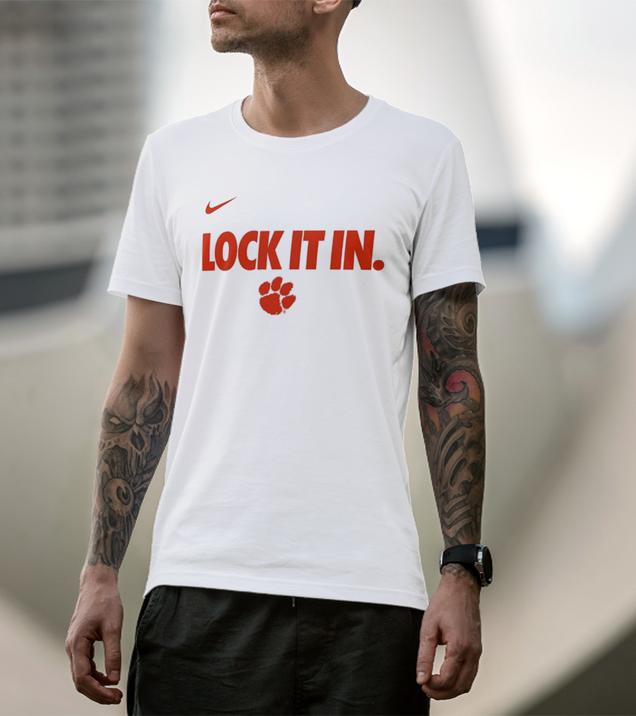 Nike Clemson Tigers Lock It In 2026 WCC T-Shirt