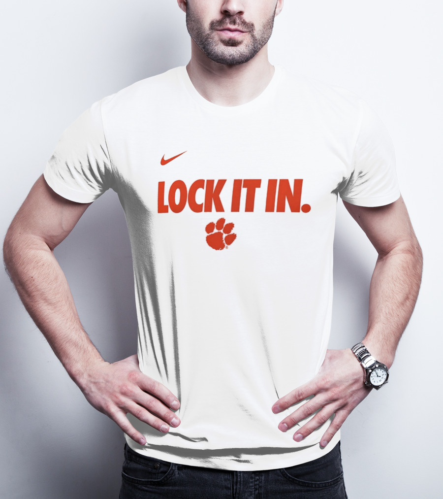 Nike Clemson Tigers Lock It In 2026 WCC T-Shirt