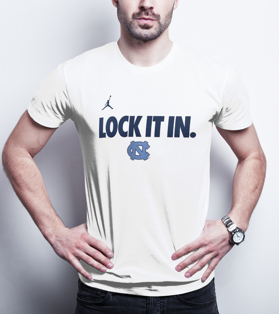 North Carolina Tar Heels Lock It In 2026 WCC Jumpman T-Shirt