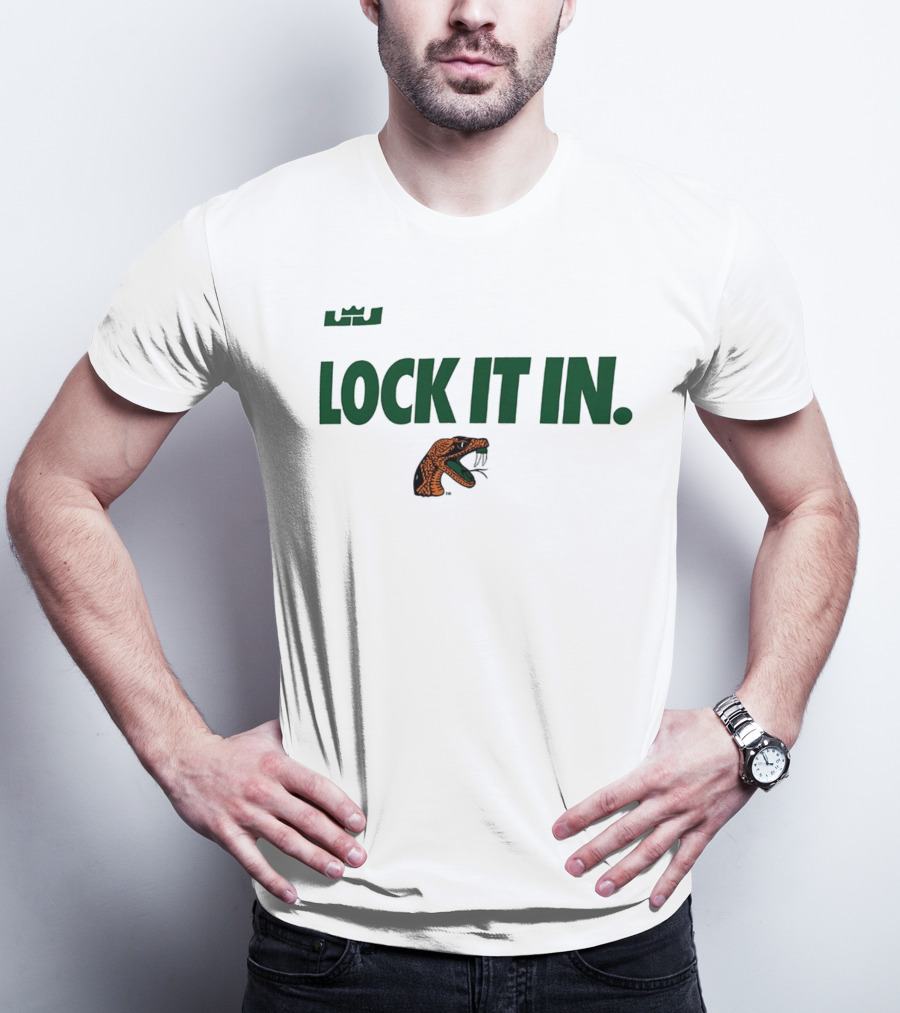 Florida A&M Rattlers Lock It In Nike WCC 2026 T-Shirt
