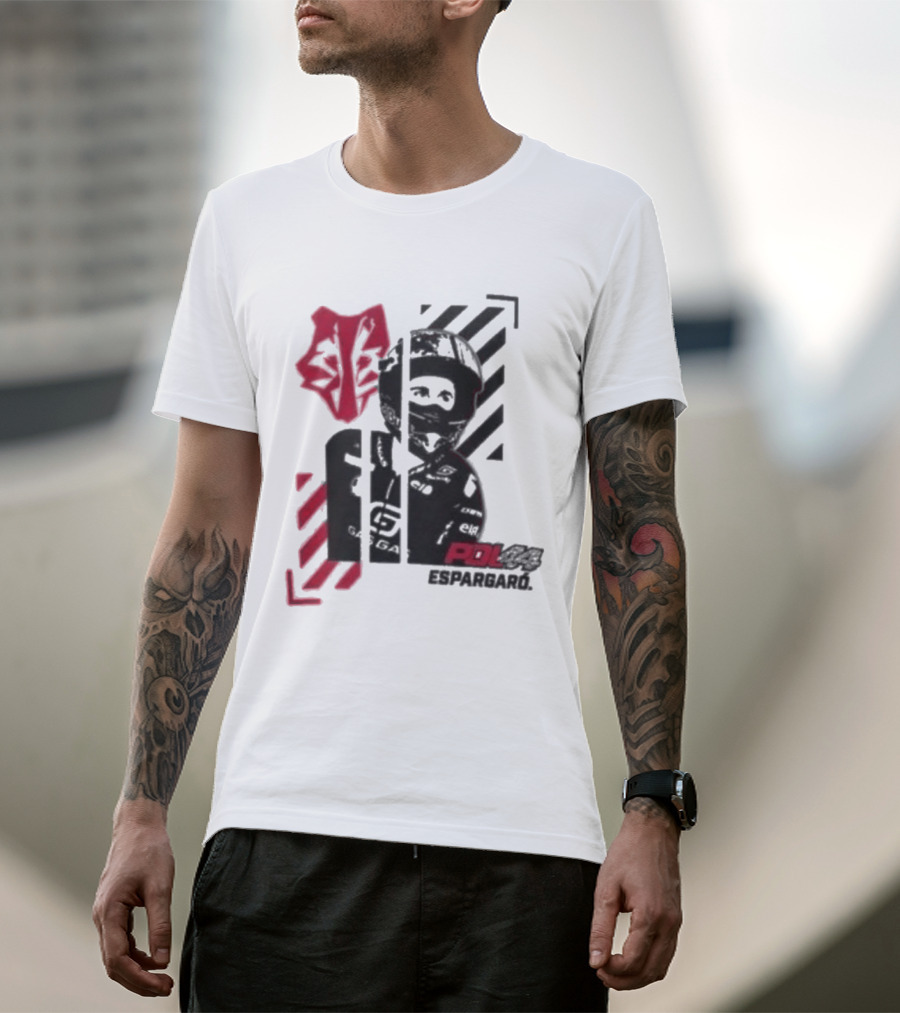 Gasgas Pol Espargaro Motorcycle Racing Graphic Red Wolf T-Shirt