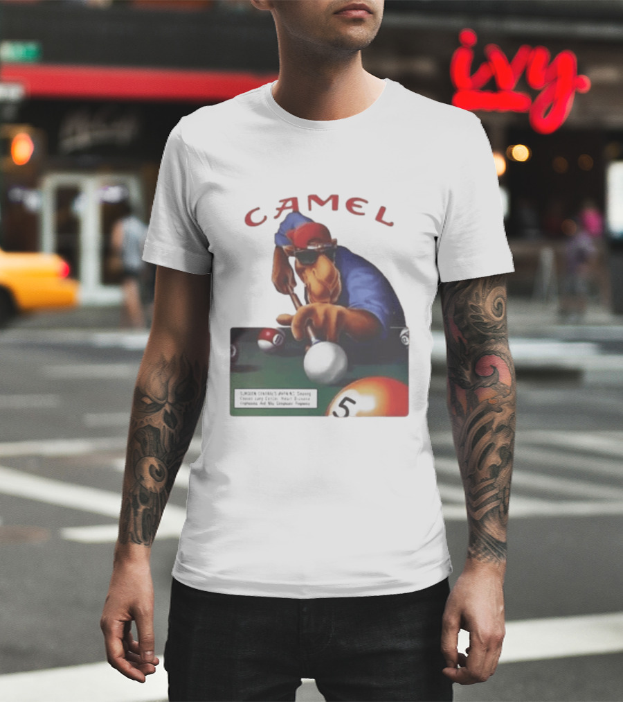 Camel 75th Birthday Joe Pool Player T-Shirt