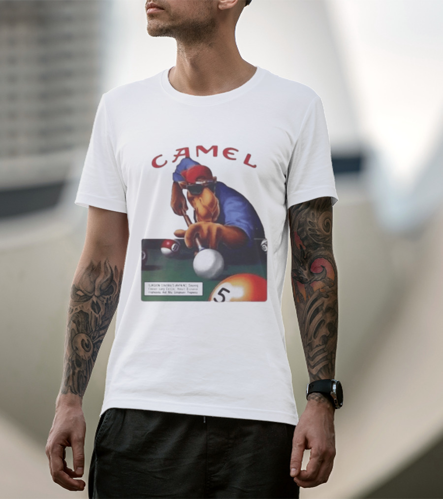 Camel 75th Birthday Joe Pool Player T-Shirt