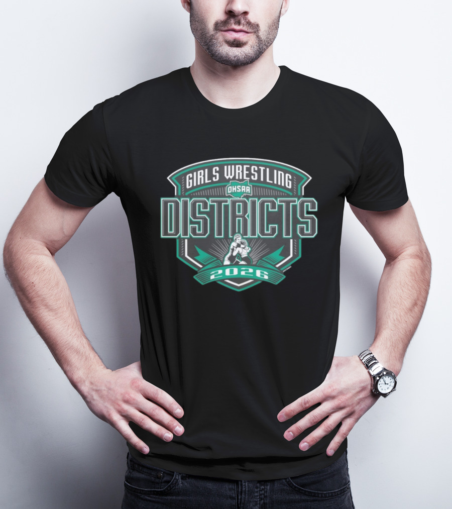2026 OHSAA Girls Wrestling Districts Competition T-Shirt