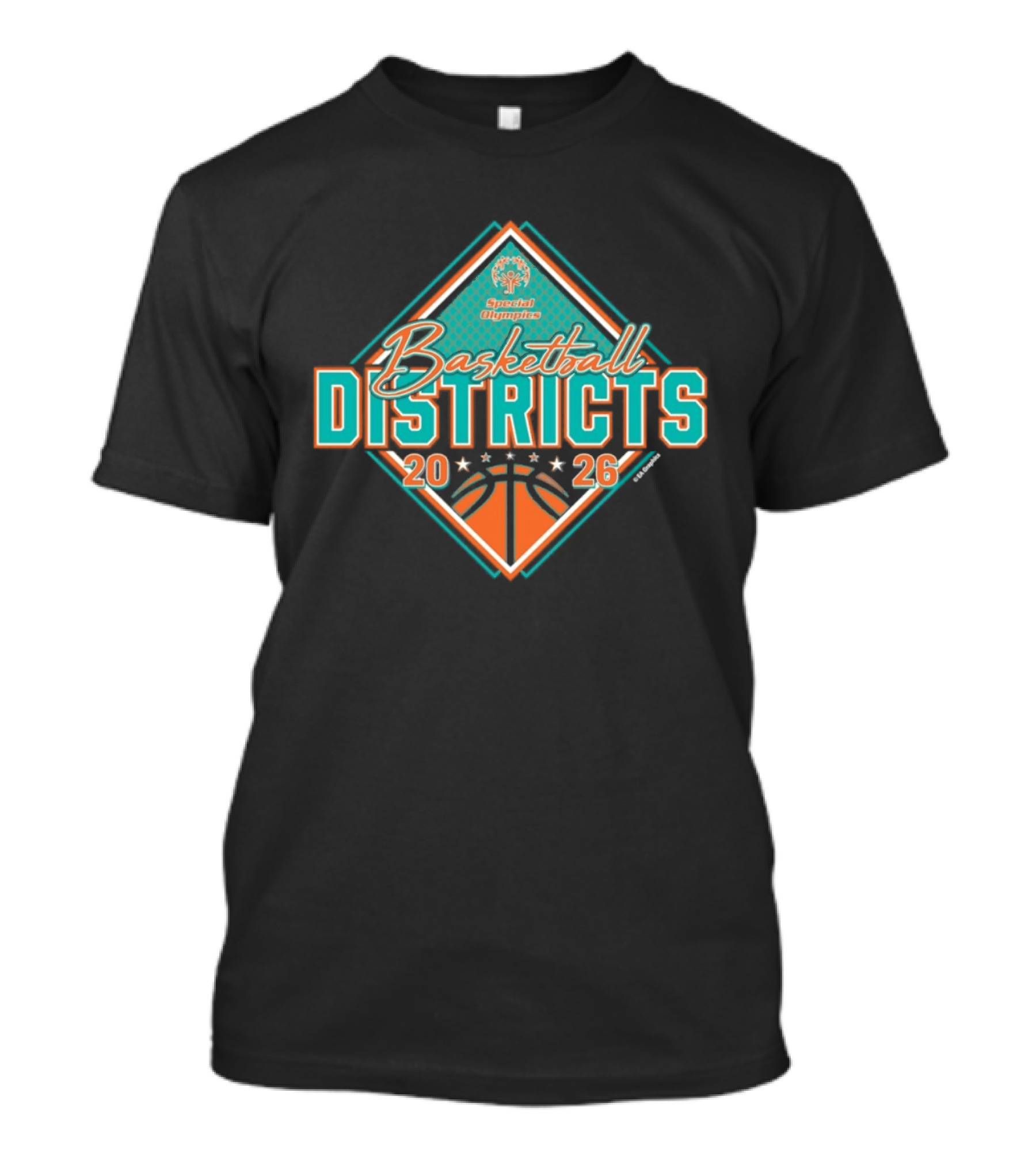 Special Olympics 2026 Basketball Districts T-Shirt