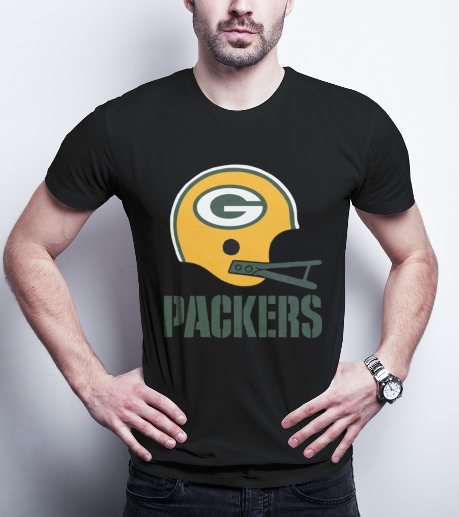 Green Bay Packers Helmet G Icon Packers T-Shirt