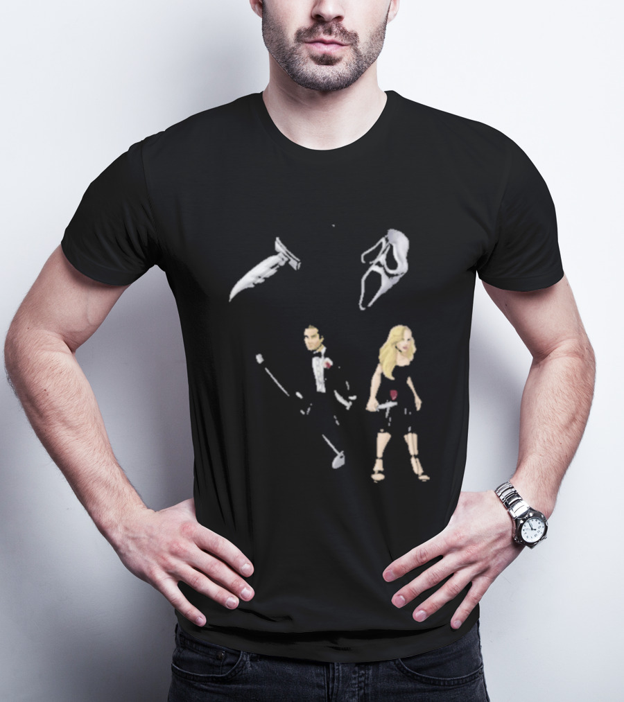 Ice Nine Kills McKenna Grace Horror Collaboration With Knives And Masks T-Shirt