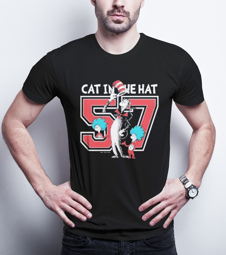 Cat In The Hat 57 Thing One And Thing Two T-Shirt