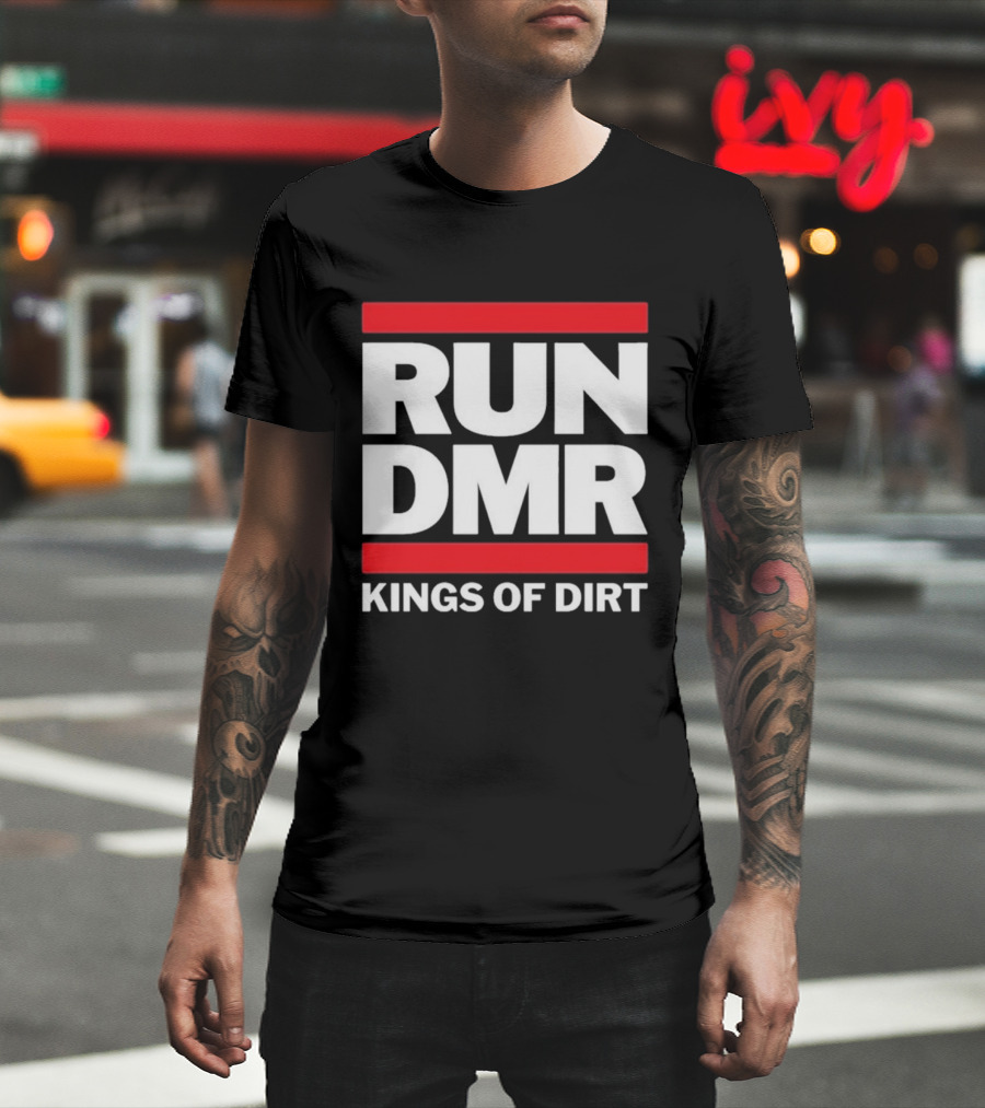 RUN DMR Kings Of Dirt Moto BMX Enthusiasts T-Shirt