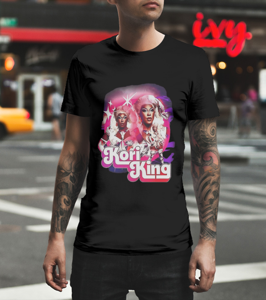 Kori King Collage Stars And Glamour T-Shirt