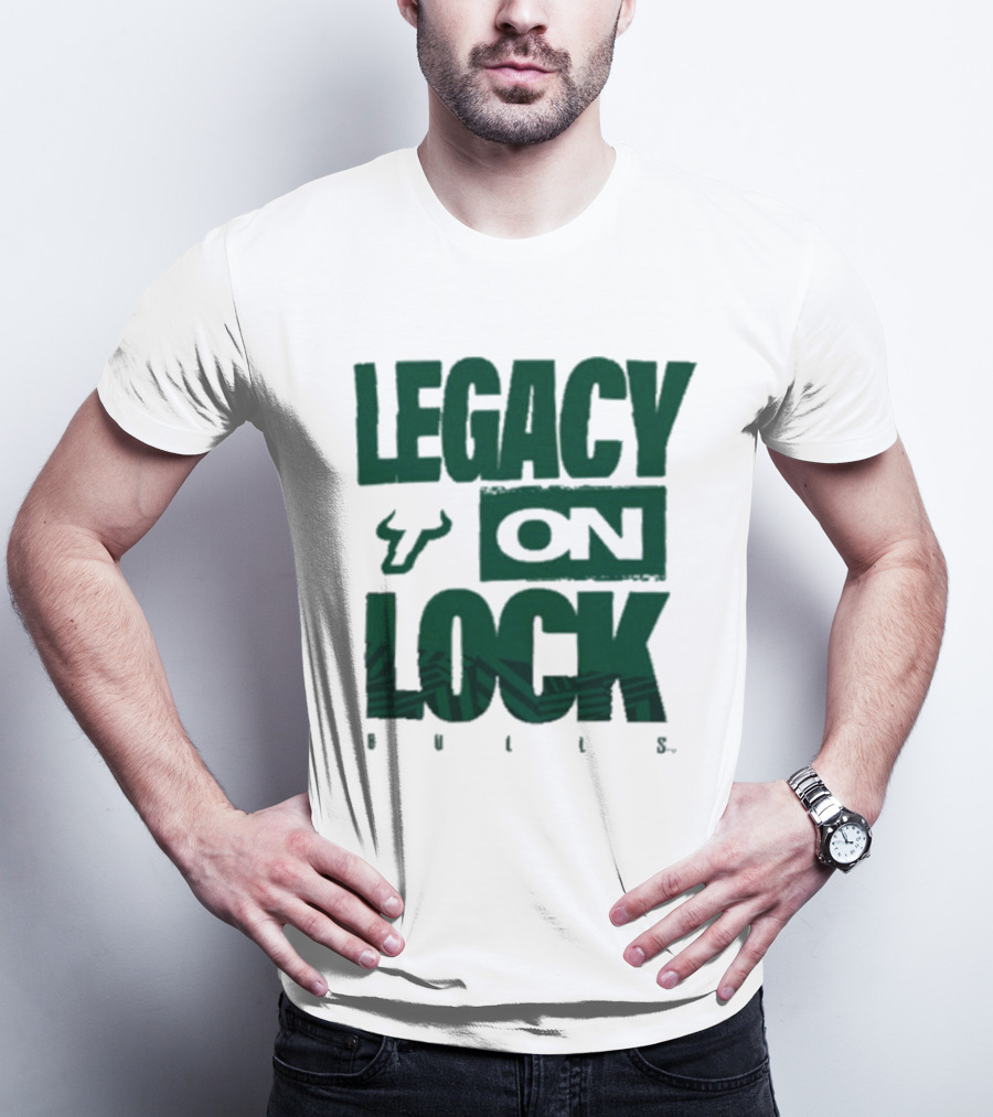 South Florida Bulls Legacy On Lock Bench Basketball T-Shirt