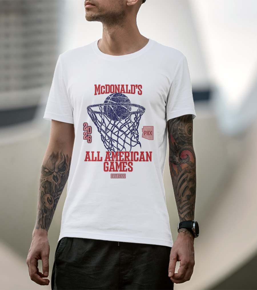 McDonald's All American Games 2026 Phoenix Basketball Event T-Shirt