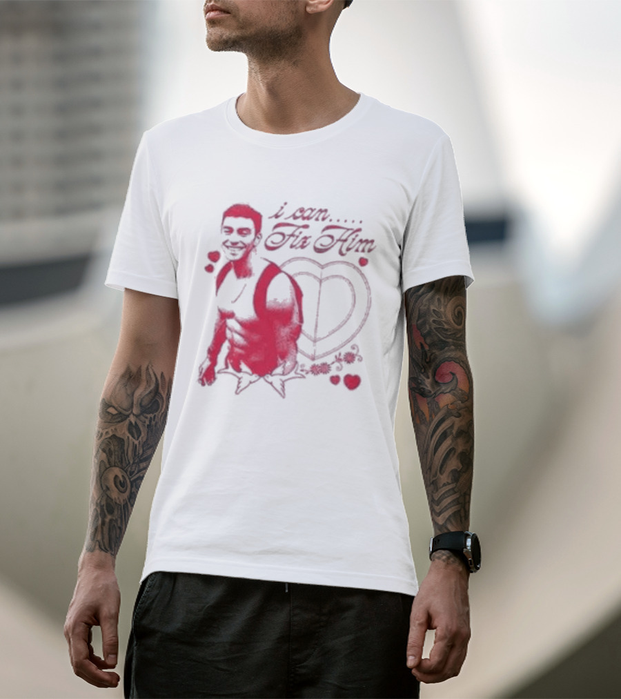 Luigi Mangione I Can Fix Him Heart And Roses T-Shirt