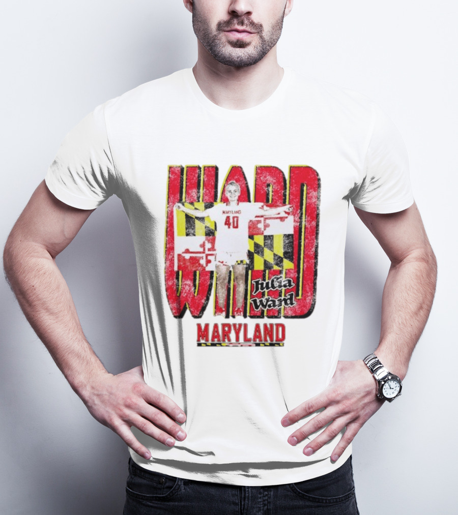 Maryland Terrapins Julia Ward 40 Player T-Shirt