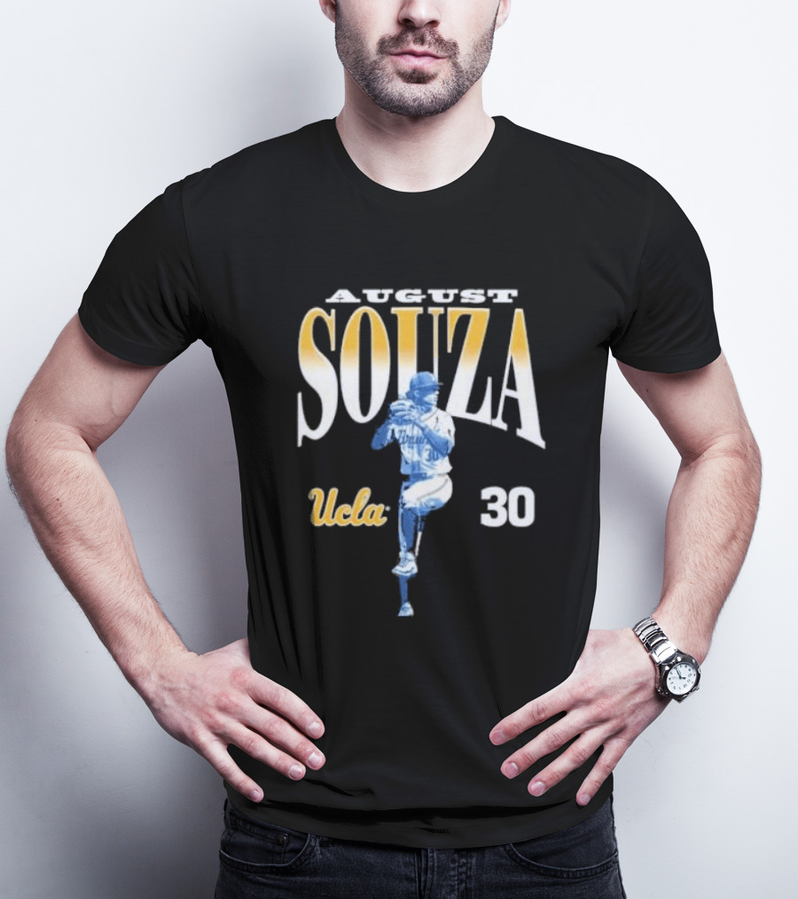 August Souza Number 30 UCLA Bruins Player T-Shirt
