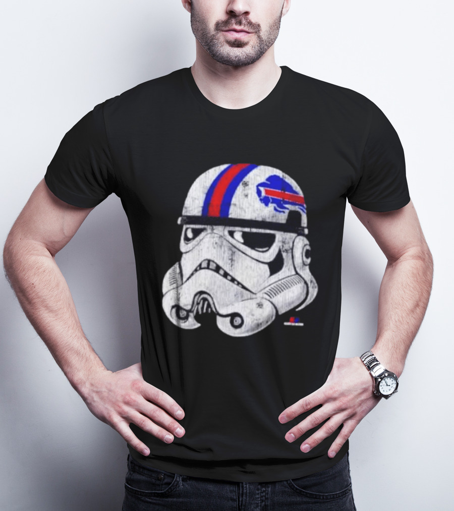 Buffalo Bills Storm Trooper Helmet Mafia T-Shirt