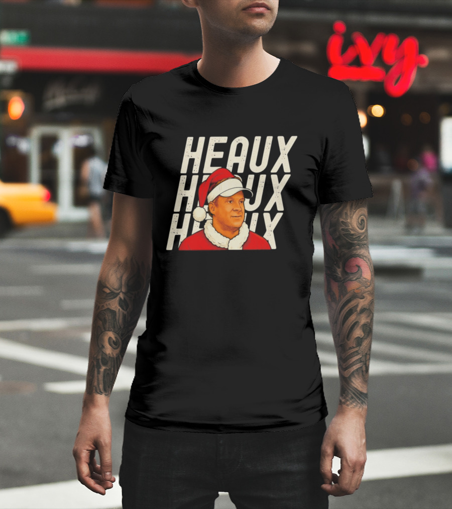 HEAUX HEAUX HEAUX Lane Kiffin Santa Hat T-Shirt