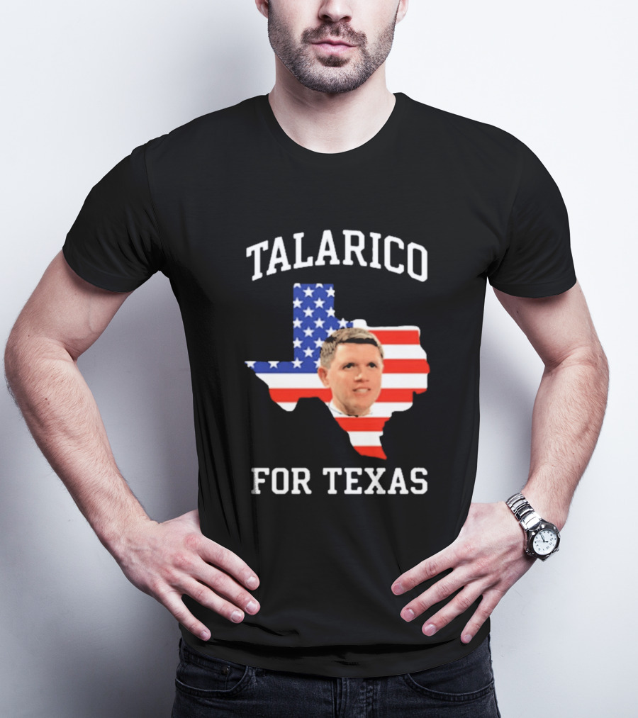 Talarico For Texas American Flag Campaign T-Shirt