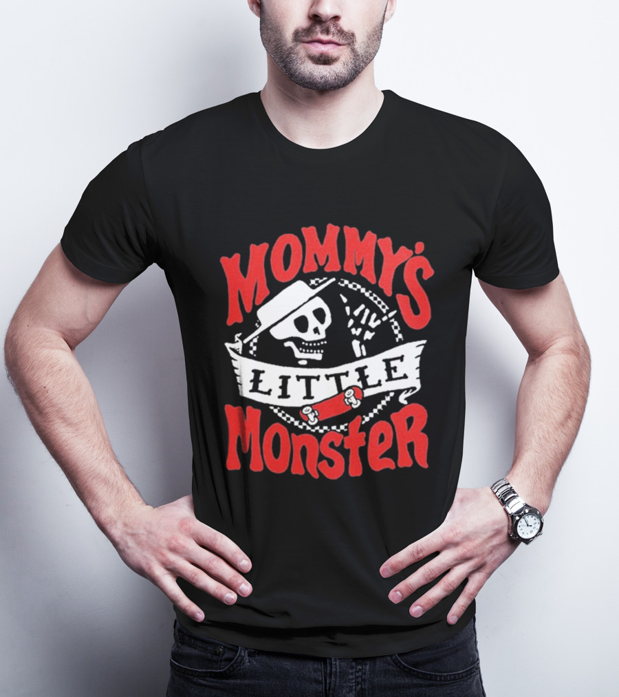 Social Distortion Mommy's Little Monster Skull Skeleton Rockabilly T-Shirt